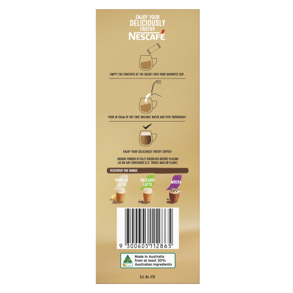 NESCAFÉ® Café Creations Caramel Latte Sachets 26 Pack